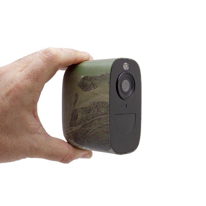 Caméra WiFi camouflage 2K infrarouge invisible batterie très longue ...