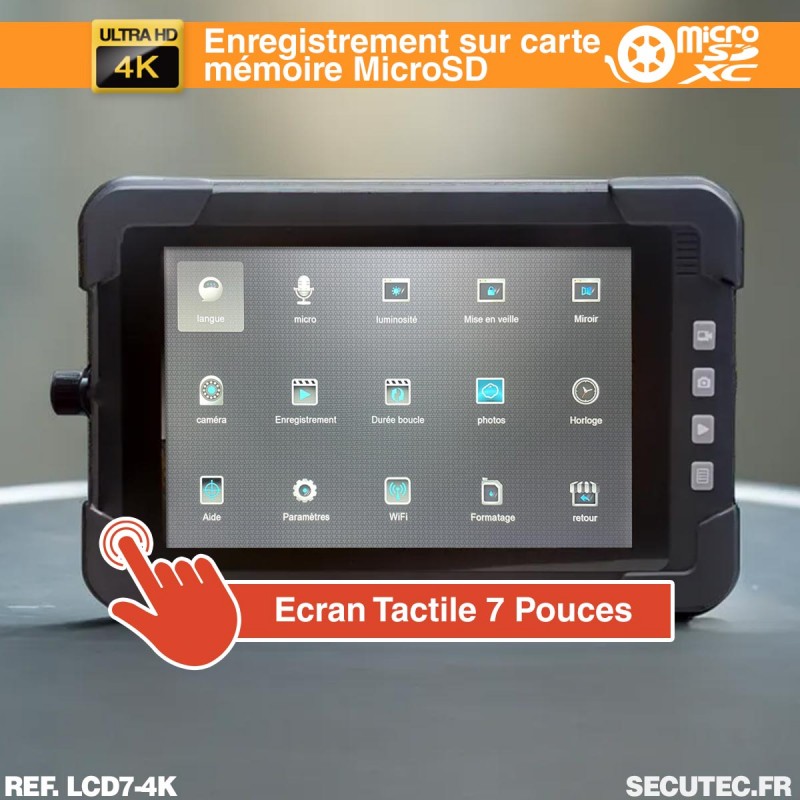 Écran tactile portable industriel extérieur IP65 étanche 4K moniteur ...