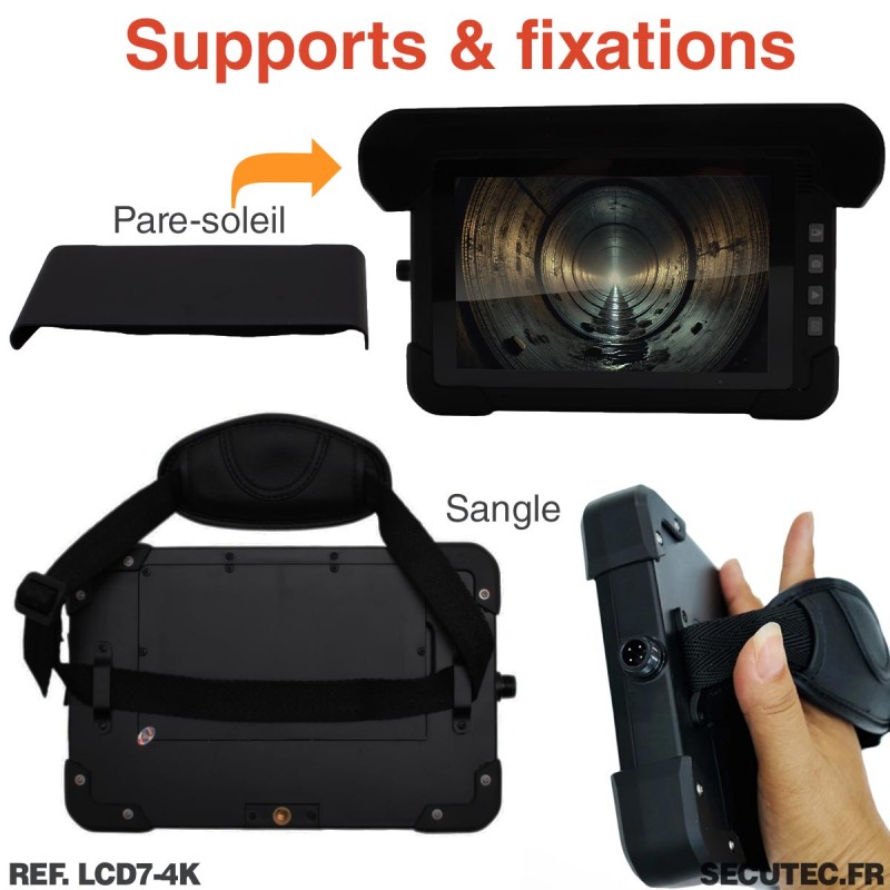 Écran tactile portable industriel extérieur IP65 étanche 4K moniteur ...
